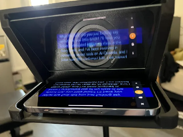 Make of Camera Lens Mounted Teleprompter by zgolas | Download free STL ...