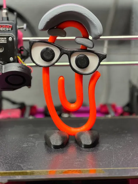 Make of Prusa Clippy - Statue - No Need MMU by Polymira | Download free ...