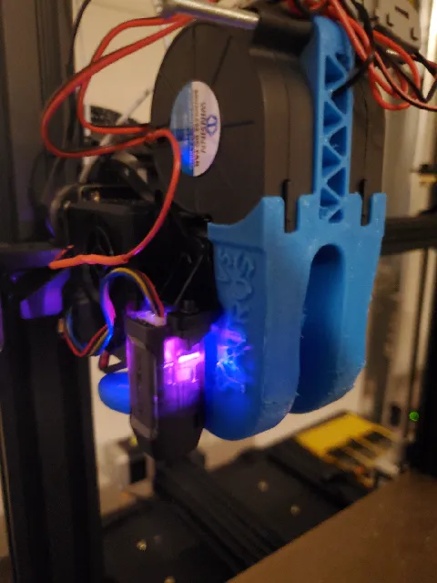 Make of Taurus V5 Cooling Duct for Creality Sprite Extruder, Dual 5015 ...