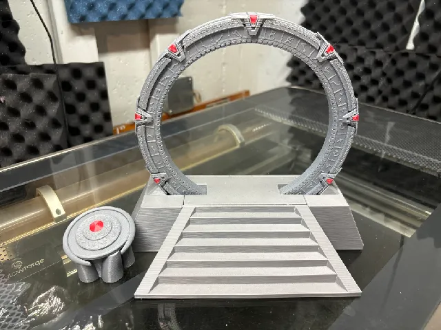 Make of Stargate in an off-world pedestal with a DHD by chemteacher628 ...