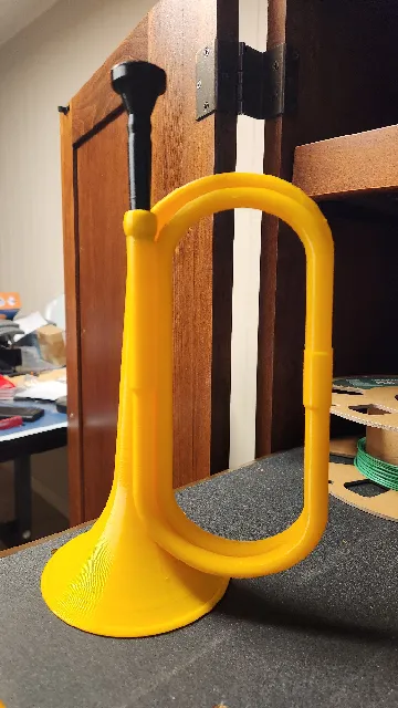 Make of 3D Printed Bugle by duder502 | Download free STL model ...