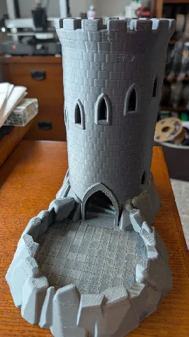 Castle DND Dice Tower by Ethan Johnson | Download free STL model ...