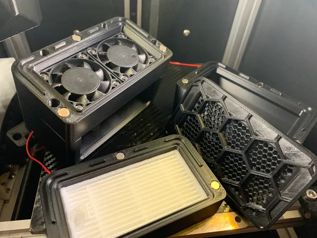 Bento Box - Filter with Hepa + Carbon + 4010 or 4020 fans by Asica10 ...