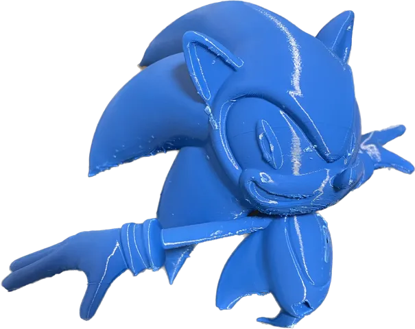 Sonic - Low Poly - Fan Art by Printed Obsession | Download free STL ...