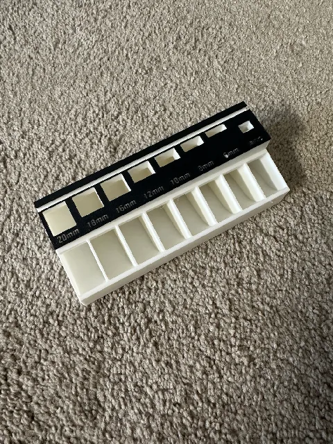 Make of Amazing Gridfinity M3 Bolt Sorter by dwp | Download free STL model | Printables.com