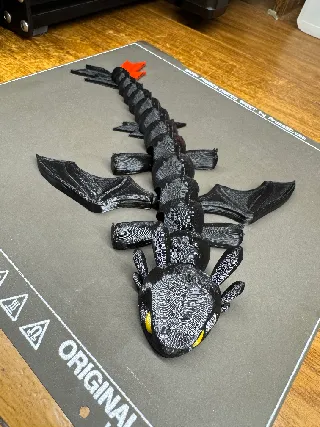 Articulating Toothless Toy by Isak Jetbean | Download free STL model ...