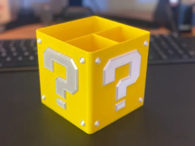 Super Mario Pen Holder by AlexStinson | Download free STL model ...
