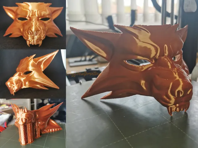 Triss Merigold Fox Mask - The Witcher 3 by Quint | Download free STL ...
