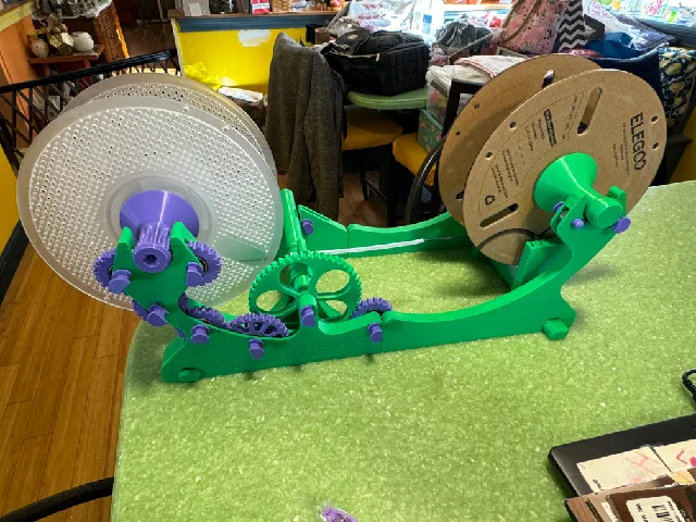 Make of Pastamatic - Filament Spool Winder for Bambu Lab X1C/P1P AMS ...