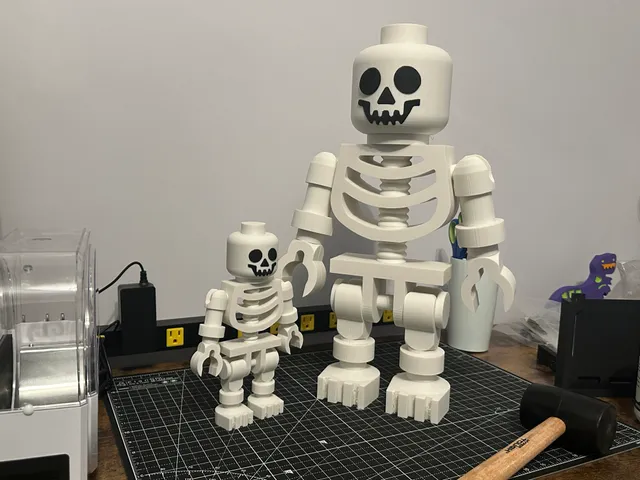 Giant Lego Skeleton (Face & Arm Improvements) Version 3.0 by maxelman ...