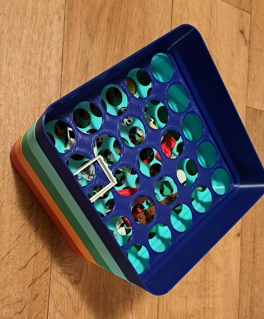 Make of Lego Sorting Tray (stackable compact brick organizer) by Milos | Download free STL model ...