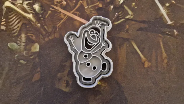 Make of Olaf cookie cutter by THEuda | Download free STL model ...