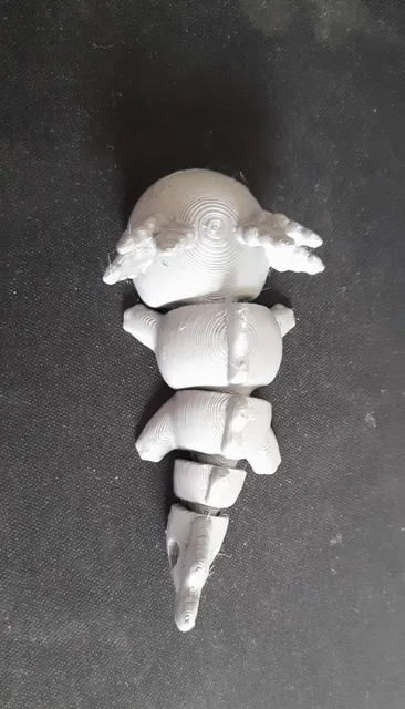 Make of Axolotl - Articulated Figure Keychain by Nox | Download free ...