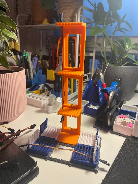 Make of Gridfinity modular vertical jumper cable holder by jsinkers ...
