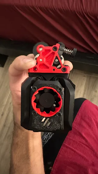 Archetype Blackbird Toolhead (WIP) - bambulab hotend with 30mm fan, VZ ...