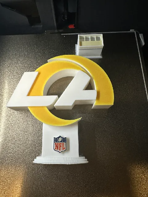 Make of LA Rams Logo Stand by Charles Reed | Download free STL model ...