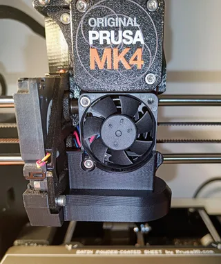 Prusa Mk4 Improved Fan Duct and Hotend Fan Shroud - Bi-Directional ...