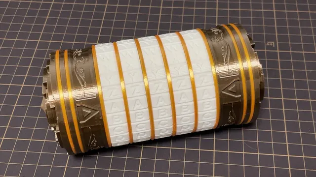 Make of Cryptex (5, 6, 7, 8 or 10 letter wheels) by axe | Download free ...