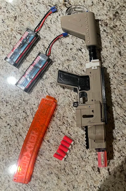 Make of The Gryphon (Foam Dart Blaster) by baby bear mc | Download free ...