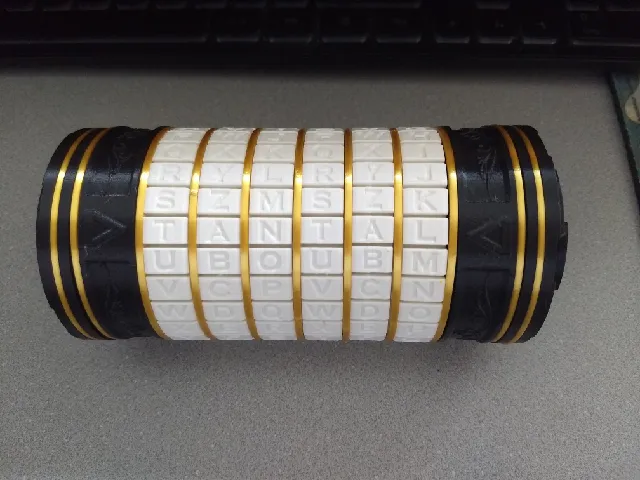 Make of Cryptex (5, 6, 7, 8 or 10 letter wheels) by OMAMichele ...