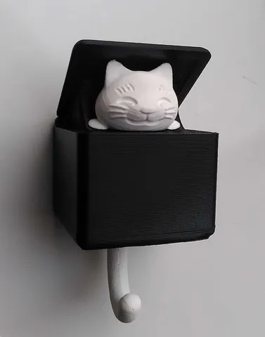 Tweaked Cat Key Hook (stronger, easier to print) by Echolalia ...