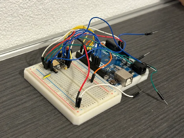 Arduino UNO & Breadboard mount by sdgsean | Download free STL model | Printables.com