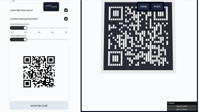 3D QR-Code Generator by pedRamezani | Download free STL model ...