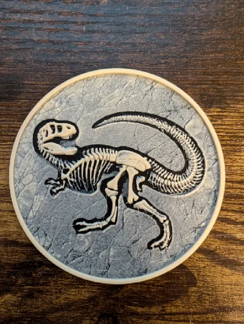Make of Dinosaur Fossil Coasters by daniels190 | Download free STL ...