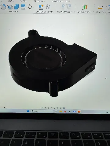 5015 Radial Fan - 3D model for conception - .step & .stl files by ...