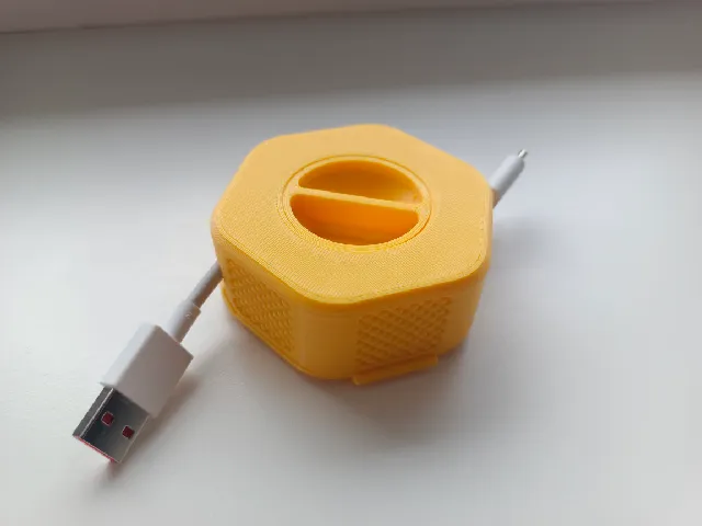 Portable Cable Organizer / Winder by squinn | Download free STL model ...