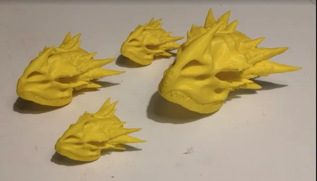 Make of Dragon Skull by Godfa | Download free STL model | Printables.com