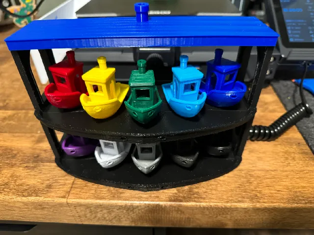 Make of Benchy Benchy Storage Shelf by MunkeyArms | Download free STL ...