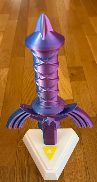 Make of Collapsing Master Sword Stand by Fangoh | Download free STL ...