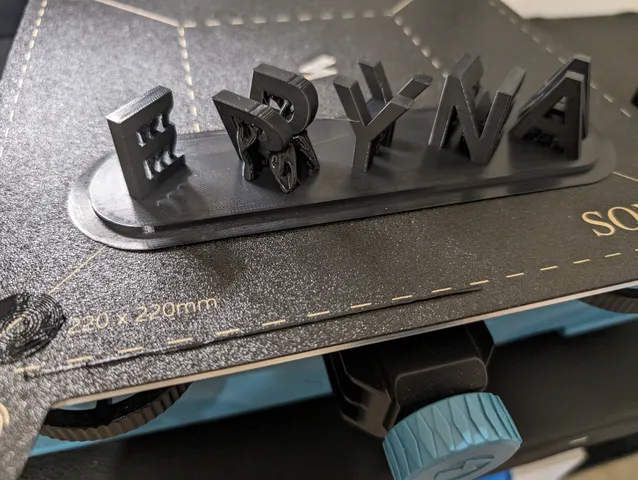 Flip Text Generator by dagobert_ch | Download free STL model ...