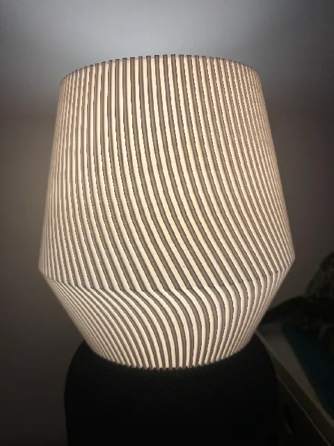 Make of Twisted lamp shade for IKEA Skaftet by Mike | Download free STL ...