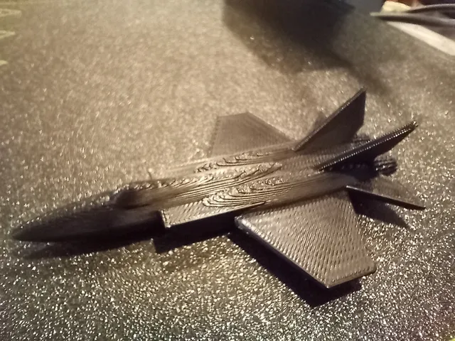 Make of Fighter jet (NO SUPPORTS) by Schmidt | Download free STL model ...
