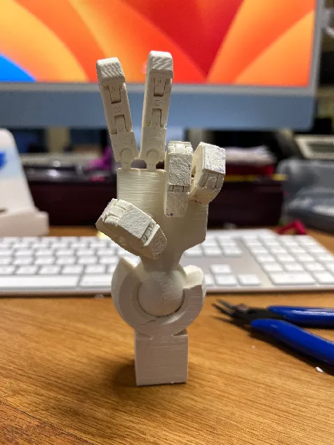 Make of Posable hands for Lucky 13 - 500% scale by John Hill | Download ...