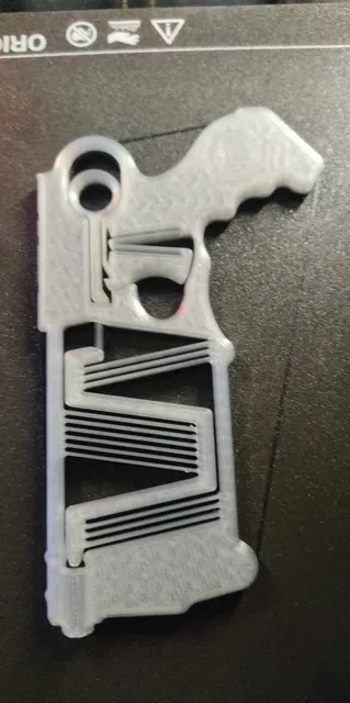 Make of One Piece Compliant Mechanism Blaster (Mark Rober) by doga | Download free STL model ...