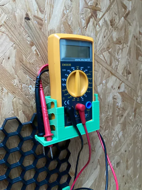 Make of Honeycomb Wall Multimeter Holder by Ducttape Engineer ...