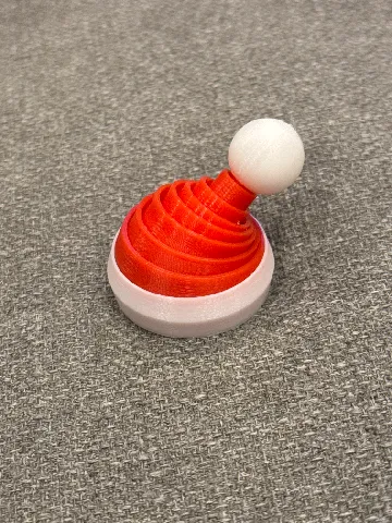 Collapsable fidget Santa's hat by romek142 | Download free STL model ...