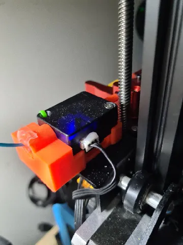 CR6 SE Filament Sensor Riser and Guide for Creality Dual Gear Extruder ...