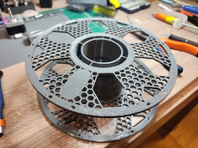 Make of Bambu Lab Reusable Spool Holder Remix Four (Updated) by Gonza ...