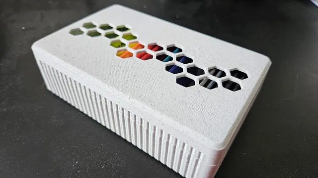 Filament and infill sample cards with storage box by Hindenberg ...