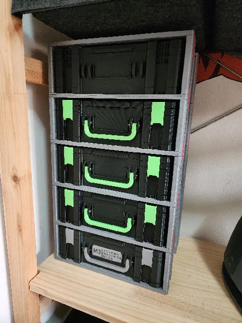 Make of Gridfinity Storage Box Shelves (Parametric) by Wolf3D ...