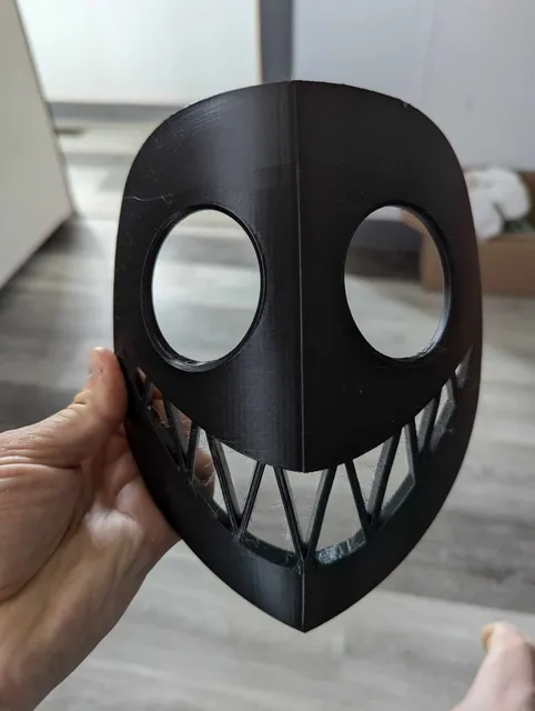 Make of Alastor Expression Mask (Hazbin Hotel Inspired) by DragoneyeJo ...