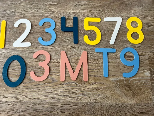 Make of Primary Alphabet - The Numbers by milnerus | Download free STL ...