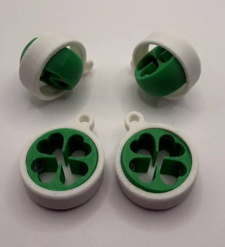 Gyro fidget Saint Patrick keychain by Xav83 | Download free STL model ...