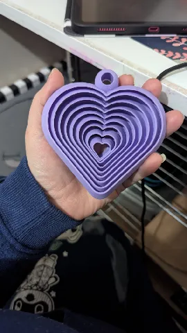 fidget Heart key chain by Shivas | Download free STL model | Printables.com