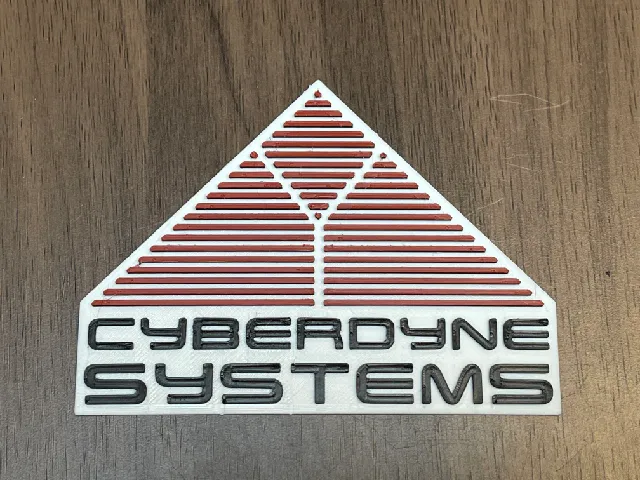 Make of Cyberdyne Systems (Terminator) wall sign by Joey Deinesaur ...