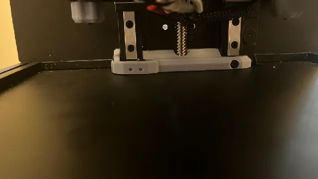 Make of Voron V0.2 Z endstop combined with a lower guard to protect the ...